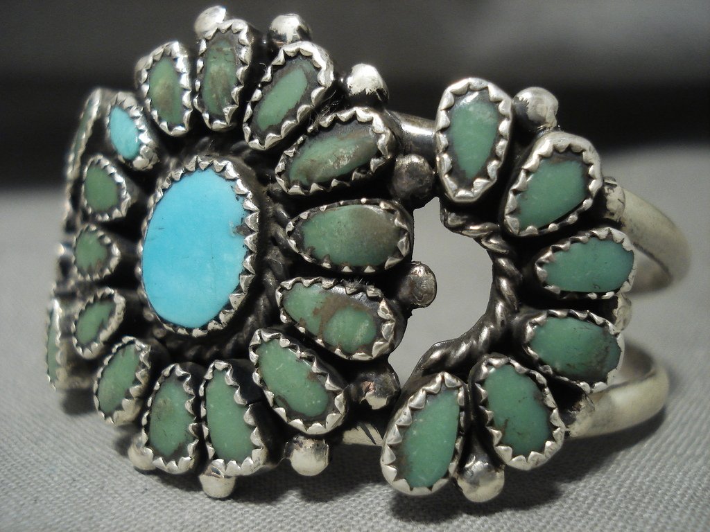 Rare **jw** Vintage Zuni/ Navajo Royston Turquoise Native American Jew ...
