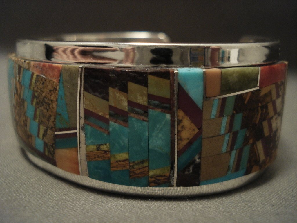 The Finest And Best Vintage Navajo Tommy Jackson 'Extreme Inlay' Nativ ...