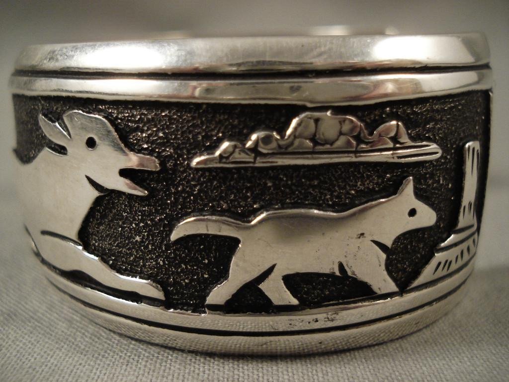 Unique Vintage Navajo Tommy Singer lamb & Animal Native American Jewel ...