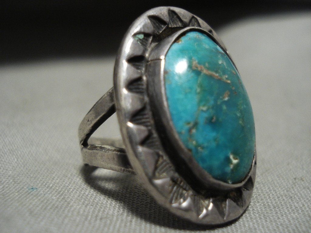 Very Important Vintage Hopi Ralph Tawangyaouma Turquoise Native Americ ...