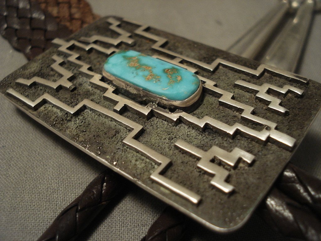 Very Important Vintage Navajo Tommy Jackson Natural Turquoise Native A ...